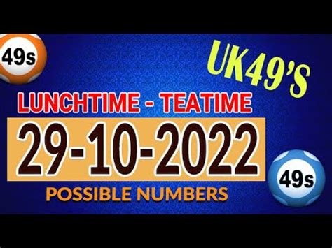 October Uk S Today Prediction Bonus Ball Doubles Uk S