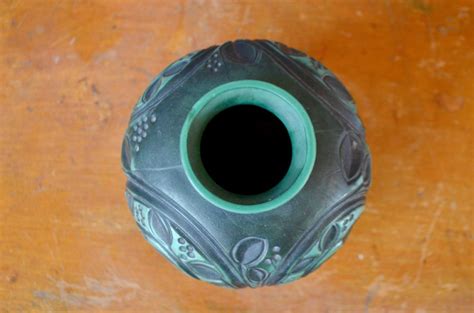 Vase boule en verre moulé L atelier Belle Lurette Rénovation de