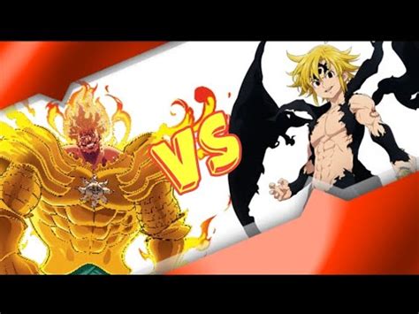 meliodas modo asalto vs escanor batalla reñida 7ds grand cross YouTube