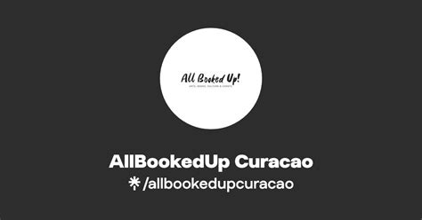 AllBookedUp Curacao Instagram Facebook Linktree
