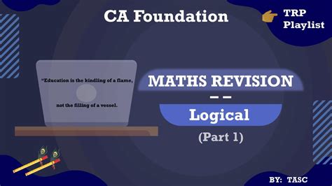 Ca Foundation Logical Reasoning Part Youtube