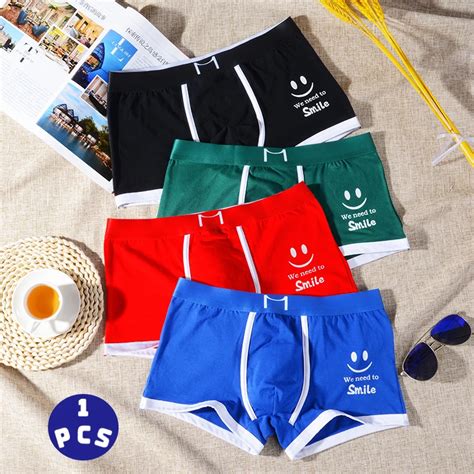 Men S Cotton Underpants Trend Boxer Shorts Summer Sports Breathable