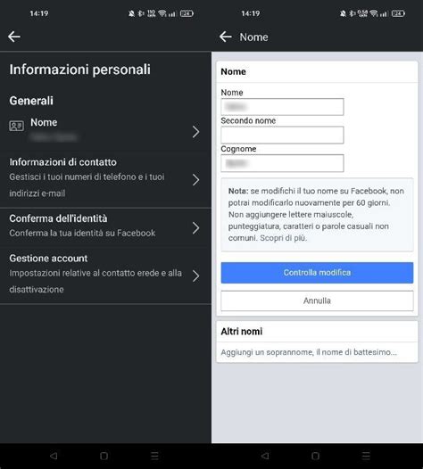Come Modificare Nome Facebook Salvatore Aranzulla