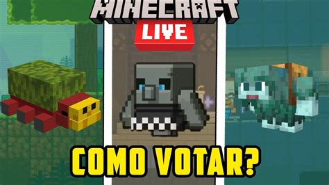 MINECRAFT 1 20 COMO PARTICIPAR DA VOTAÇÃO DE MOBS MOB VOTE YouTube