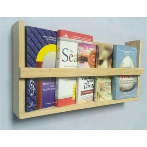 Detail Rak Buku Kayu Dinding Koleksi Nomer 11
