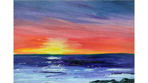 Ventilation Uluru Couleur Peinture Soleil Couchant Sur La Mer Merci