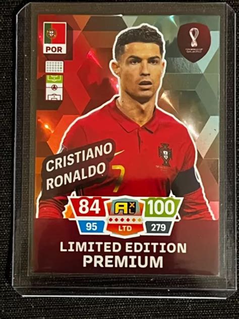 PANINI ADRENALYN WORLD Cup Qatar 2022 Cristiano Ronaldo Limited Edition
