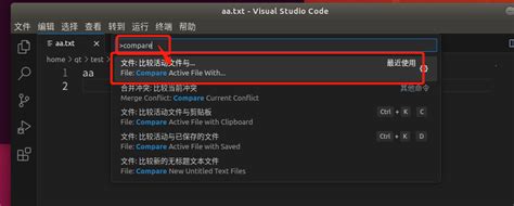 vscode对比不同路径下的两个文件 悟透 博客园