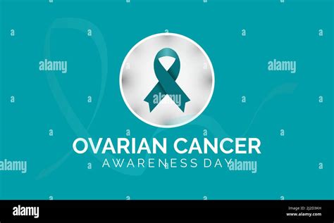 World Ovarian Cancer Day Health Awareness Concept For Banner Poster