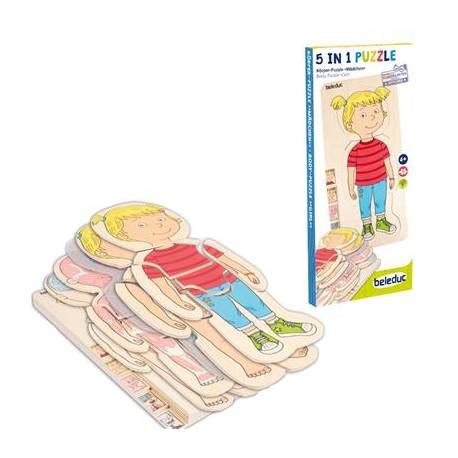 Puzzle cuerpo humano Niña