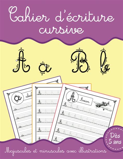Buy Cahier D Criture Cursive Apprendre Crire Les Lettres De L