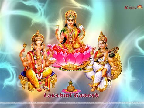 Ganesh Laxmi Saraswati Wallpapers Wallpaper Cave