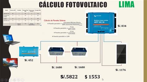 Cálculo y dimensionamiento de sistemas fotovoltaicos ejemplo práctico