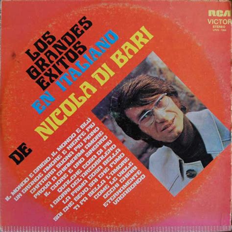 Nicola Di Bari Los Grandes Exitos En Italiano Discogs