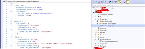 core mvc appsetting json and appsettings release json files are not merging after ran