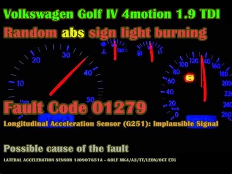 Vw Fault Code Repair Sensor Youtube