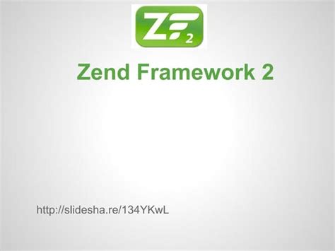 a quick start on zend framework 2