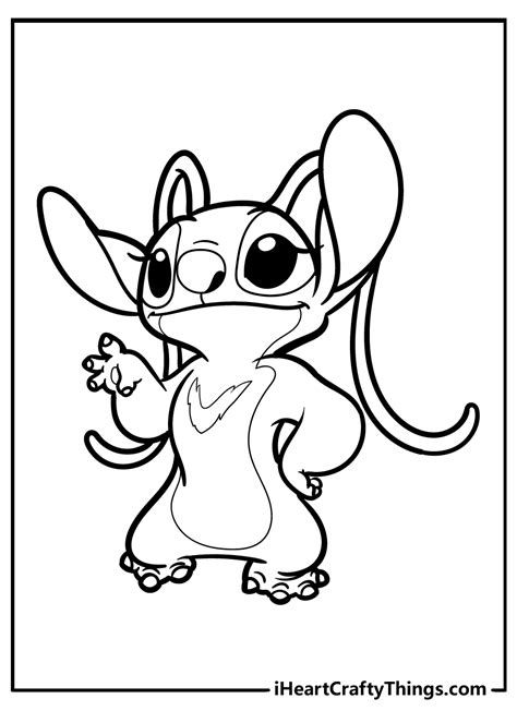 Stitch And Angel Printable Coloring Pages Yahoo Image Search Results