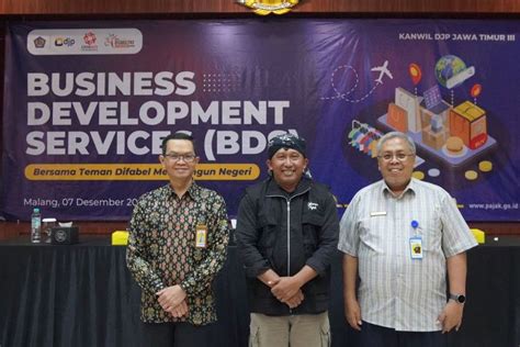 HDI 2023 Kanwil DJP Jatim III Kukuhkan Relawan Pajak Disabilitas LINKSOS