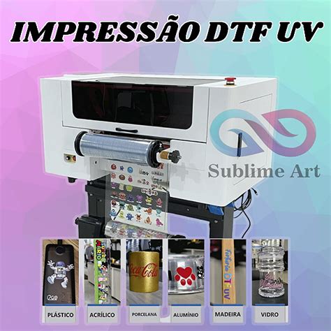 DTF UV impressão A4 Sublime Art PG