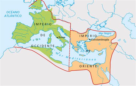 Es una suerte que Regeneración Actor mapa division imperio romano