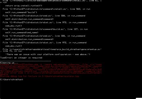 Python Installing Gensim In Windows 7 Stack Overflow