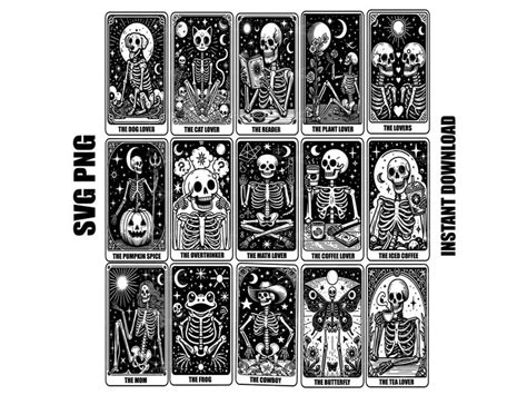 Funny Tarot Cards Svg Tarot Cards Png Witch Tarot Svg Celestial Tarot