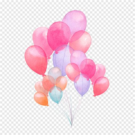 Watercolor Painting Balloon Drawing Balloon Watercolor Painting