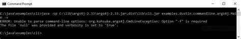 java命令行界面（第2部分）：args4j codeantenna