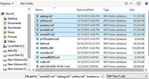Merging Nsf Files Combine The Lotus Notes Data In Windows Os