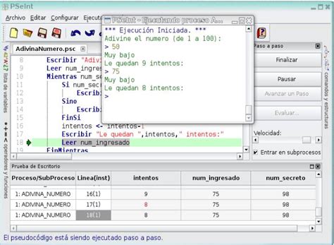 Programaci N B Sica En Pseint Pseint
