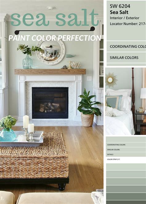 Decorating With Sea Salt Paint Color Sherwin Williams Paint Colors