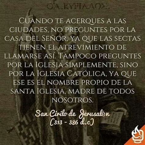 San Cirilo De Jerusalen