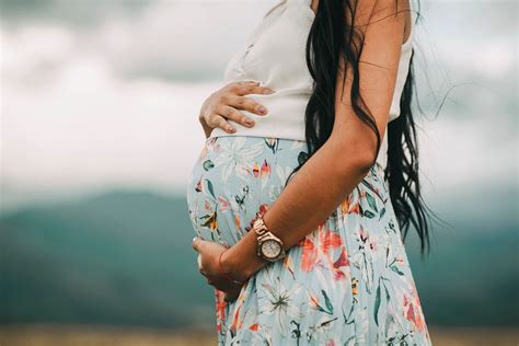 Pregnant Lady Holding Belly Free Free Photo Rawpixel