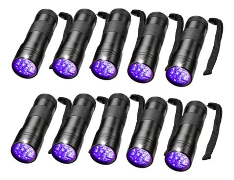 Kit 10 Lanterna De Luz Negra Led Potente Ultravioleta Uv Frete grátis