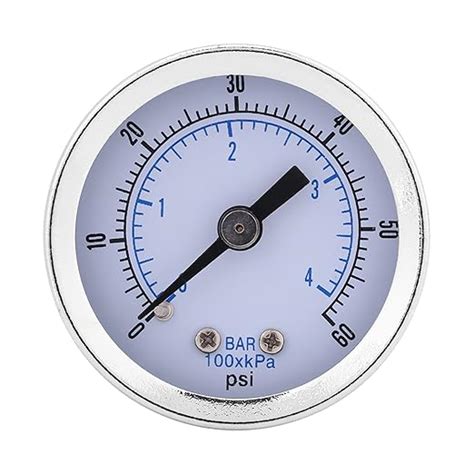 40 Mm de Diamètre 0 60 Psi 0 4 Bar Manomètre 1 Manomètre 1 Double
