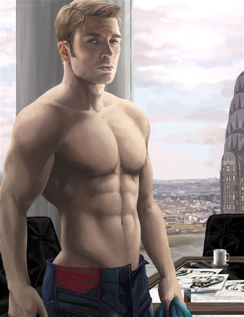 Captain America Credit To Original Artist Chris Evans Captain