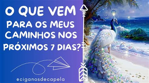 O QUE VEM PARA OS MEUS CAMINHOS NOS PRÓXIMOS 7 DIAS YouTube