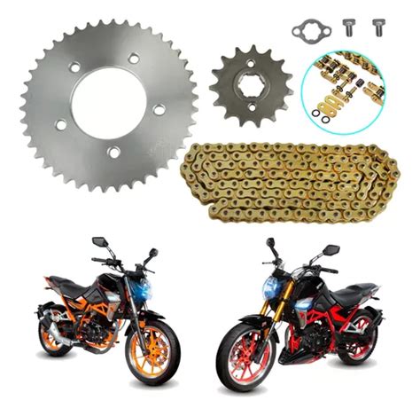 Kit Arrastre Vento Nitrox 200 250 Cc Cadena Reforzada O Ring Meses