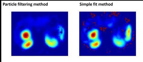 3 one slice of the results for the particle filtering method left download scientific