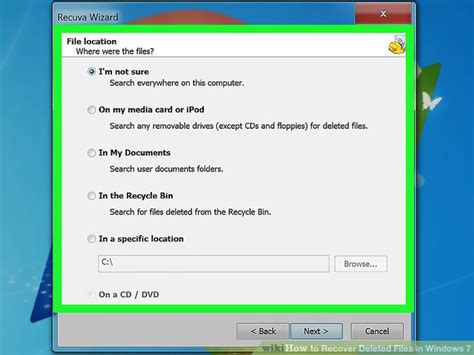 How To Recover Deleted Files In Windows 7 With Pictures