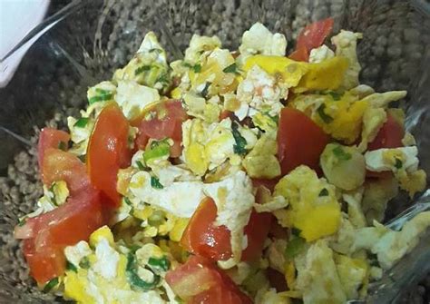 Resep Orak Arik Telur Cinta Oleh Diamond Love Cookpad