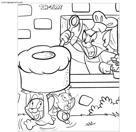 Desenhos De Tom E Jerry Para Colorir E Imprimir Pintar Gr Tis Online