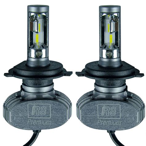 Lâmpada LED R8 Premium H4 HB4 HB3 H7 H1 H16 H3 H8 11 JR8 Auto Equip