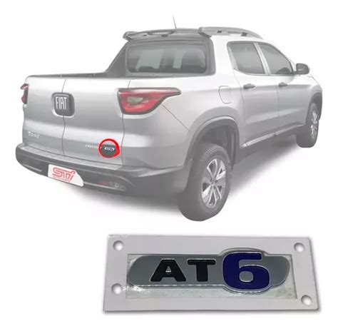 Sigla At6 Tampa Traseira Fiat Toro E Torq 2019 Original Parcelamento