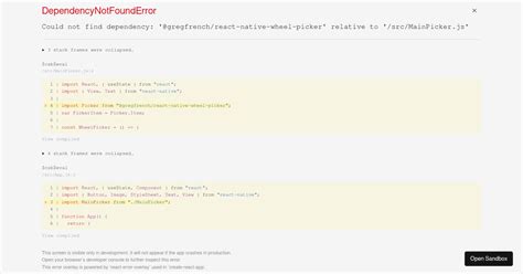React Native Wheel Picker Examples Codesandbox
