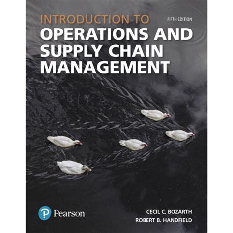 introduction to operations and supply chain management 5th edition cecil b bozarth and robert