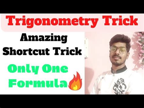 Trigonometry Values Trick To Remember Trigonometry Angles