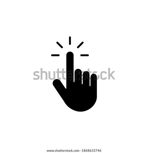 Hand Cursor Icon Cursor Icon Vector Stock Vector Royalty Free