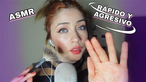 ASMR Rapido Y Agresivo Mouth Sounds Cosquillas Extremas YouTube